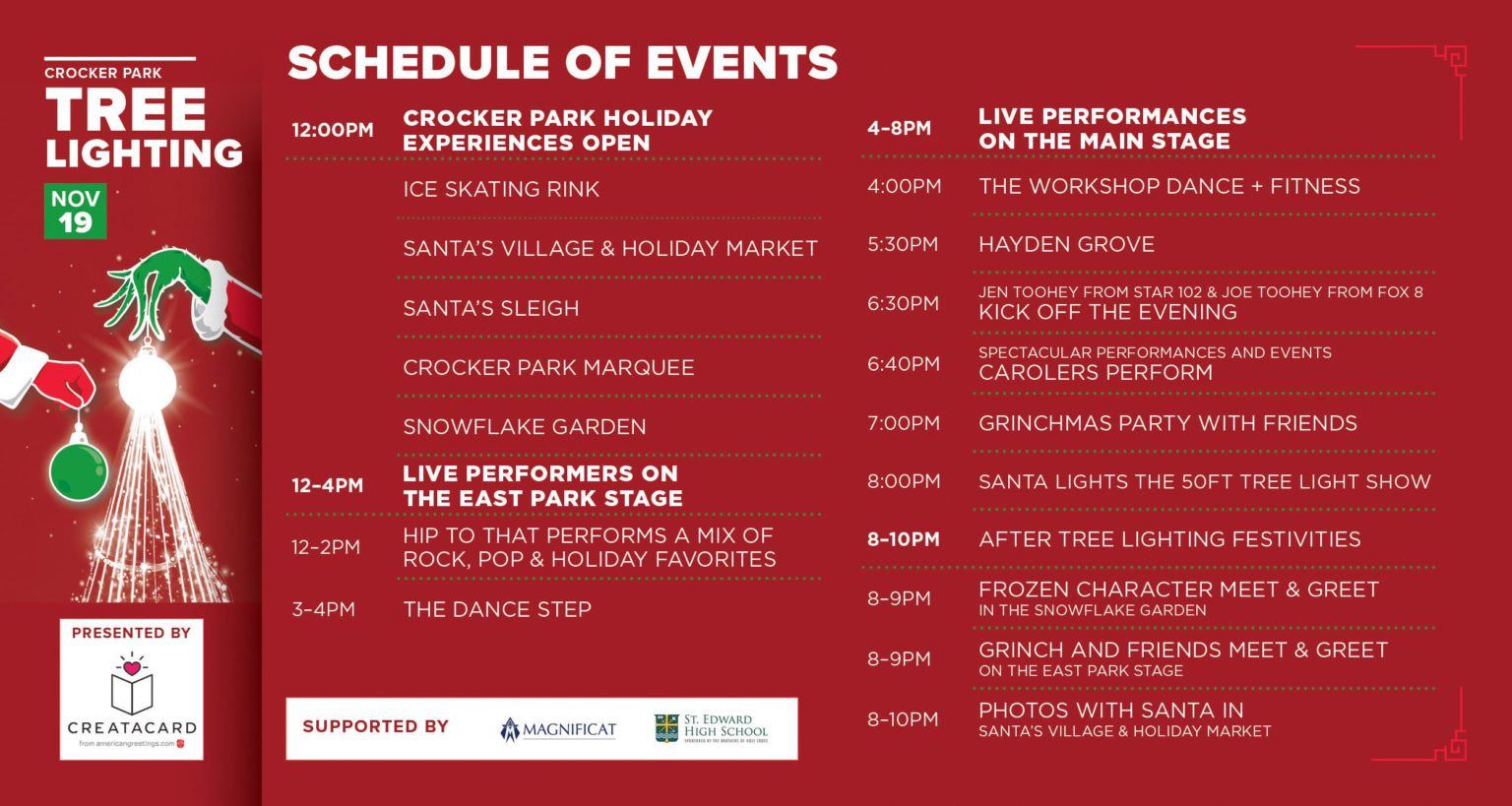 Schedule - Cleveland’s Premier Destination for Shopping, Dining, and ...